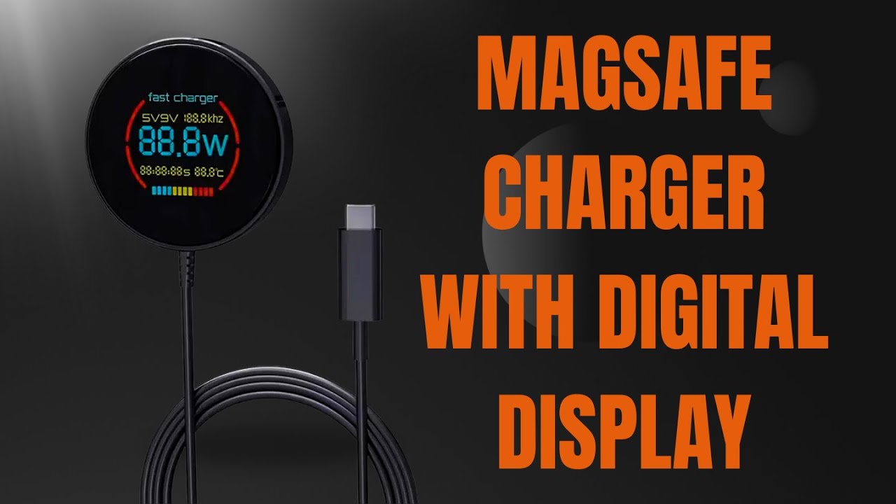 Magsafe wireless charger with digital display | best wireless charger ...
