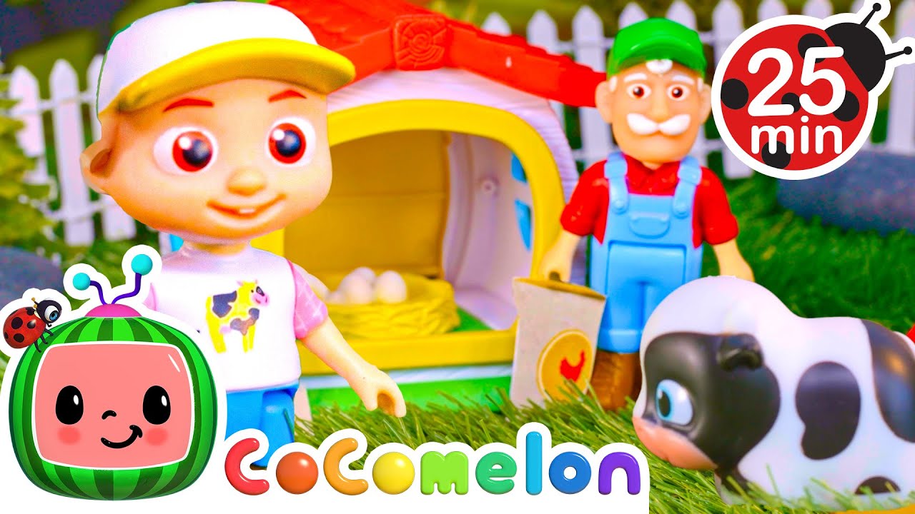 Old MacDonald Had A Farm, E-I-E-I-O! | CoComelon Toy Play Learning ...