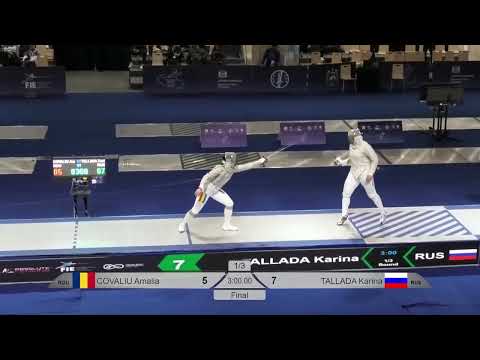Euro Champs 2026 JWS - GOLD - Amalia Covaliu ROU v Karina Tallada RUS
