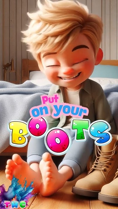 "Put On Your Boots" 🥾 Kids Song Nursery Rhymes #nurseryrhymes # ...