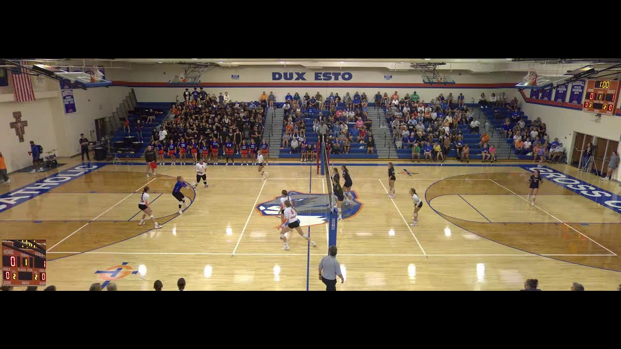 Gross Catholic High vs Mercy High School Girls' Varsity Volleyball ...