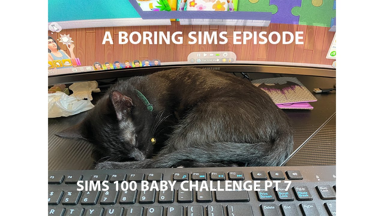 A PRETTY BORING EPISODE | Sims 100 Baby Challenge pt 7 - YouTube