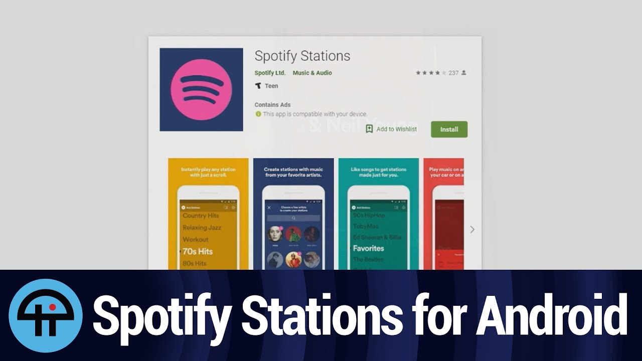 Spotify Stations for Android - YouTube