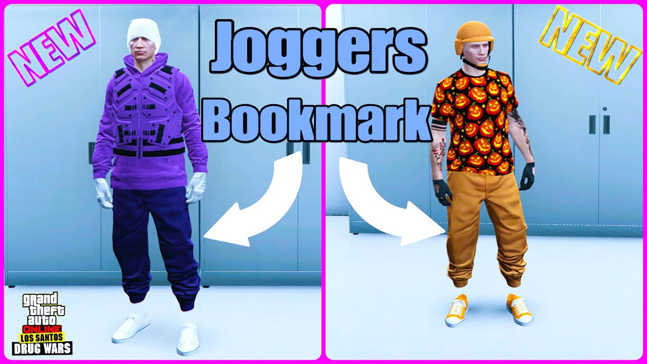 *outdated* Save ORANGE and PURPLE Joggers, Bookmark Job in GTA 5 Online ...