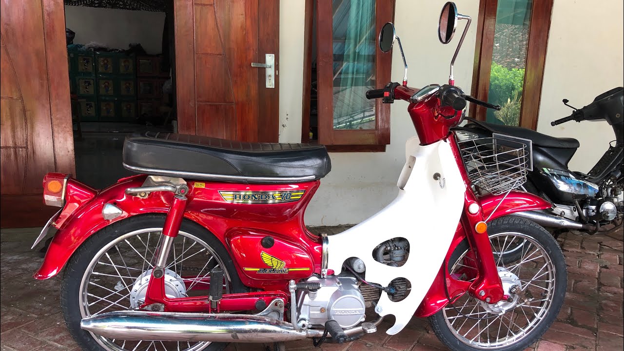 Honda c70 basic prima baru saja keluar dari pengecatan..!!!!! - YouTube