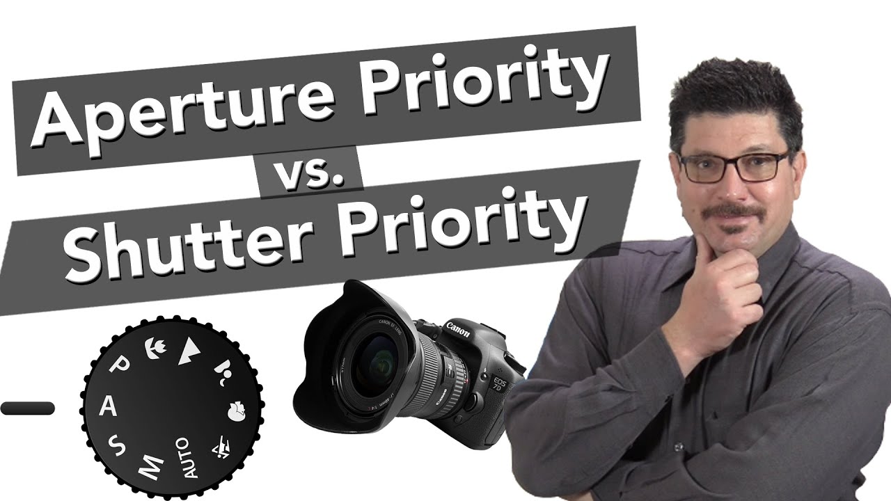 Aperture Priority Mode vs. Shutter Priority Mode Explained - YouTube