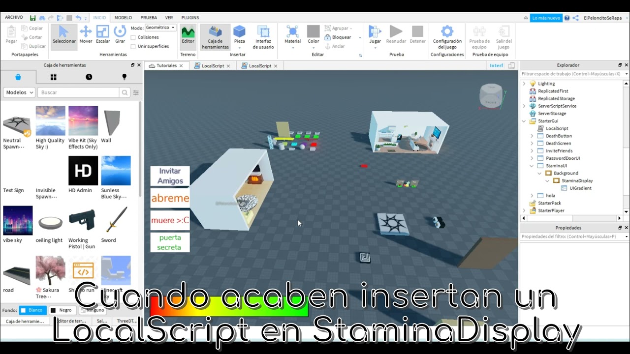 🏃🏼‍♂️ Como Hacer Una Barra De Stamina 🪧 | Roblox Studio - YouTube
