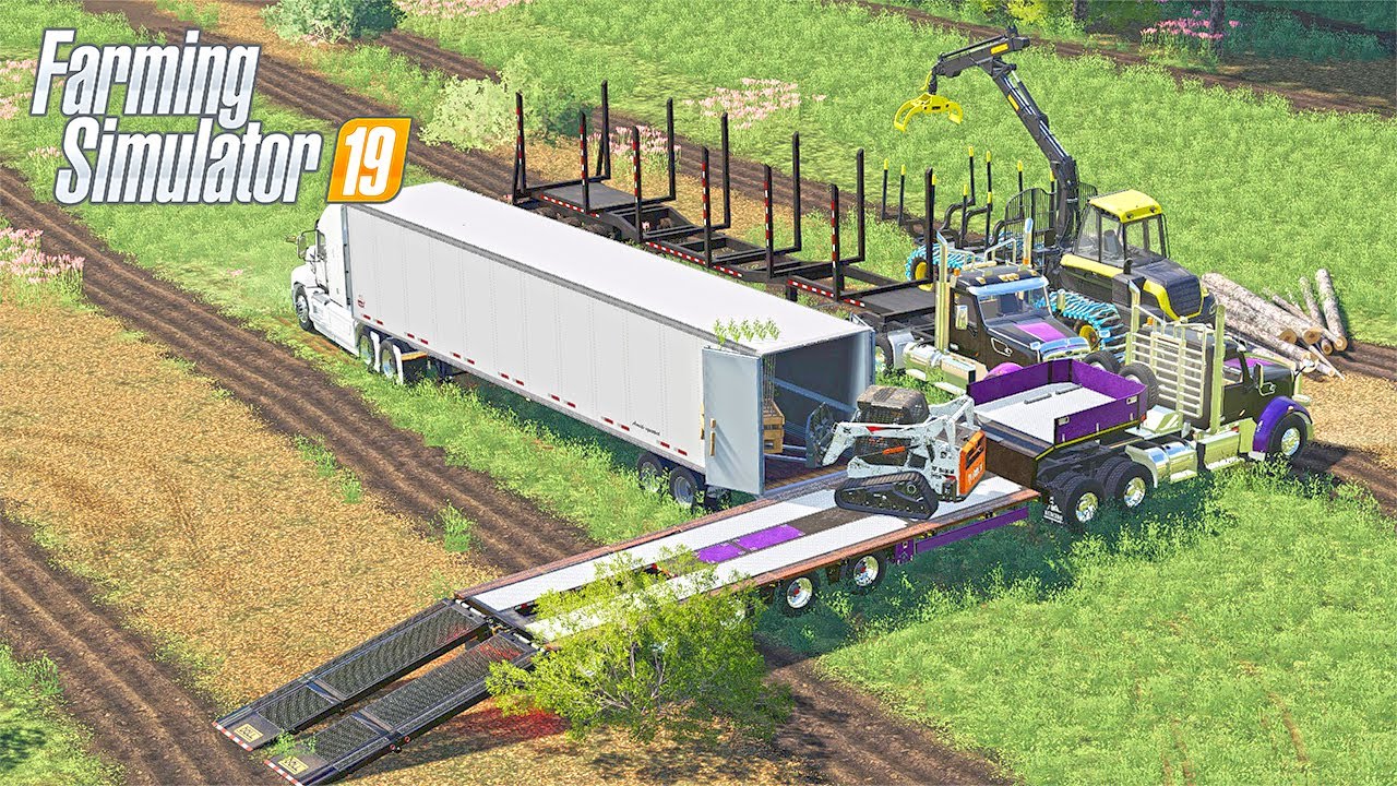HAULING SAPLINGS TO A LOGGING SITE - HAZZARD COUNTY FS19 (ROLEPLAY ...