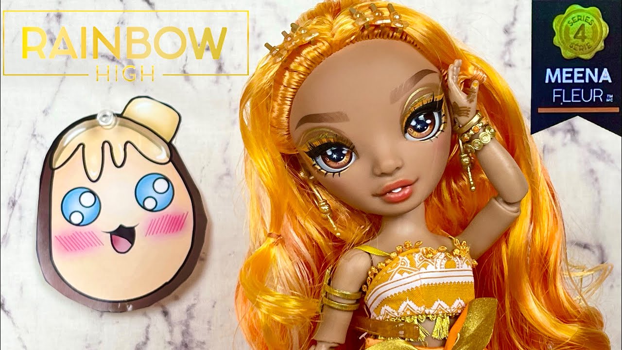 I’m Stunned. NEW! Rainbow High Series 4 Meena Fleur Doll (neon orange ...