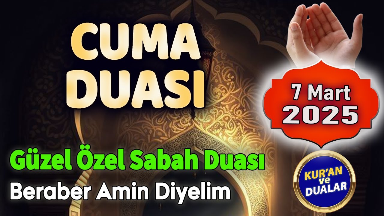 EN GÜZEL CUMA DUASI Günün Duası Dinle - YouTube