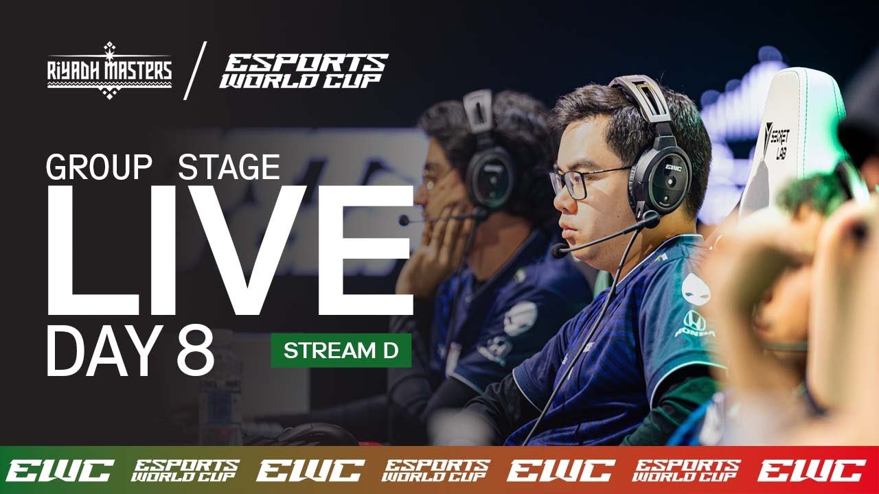 Dota 2 Riyadh Masters x EWC - Day 8 - Group Stage | Stream D - YouTube