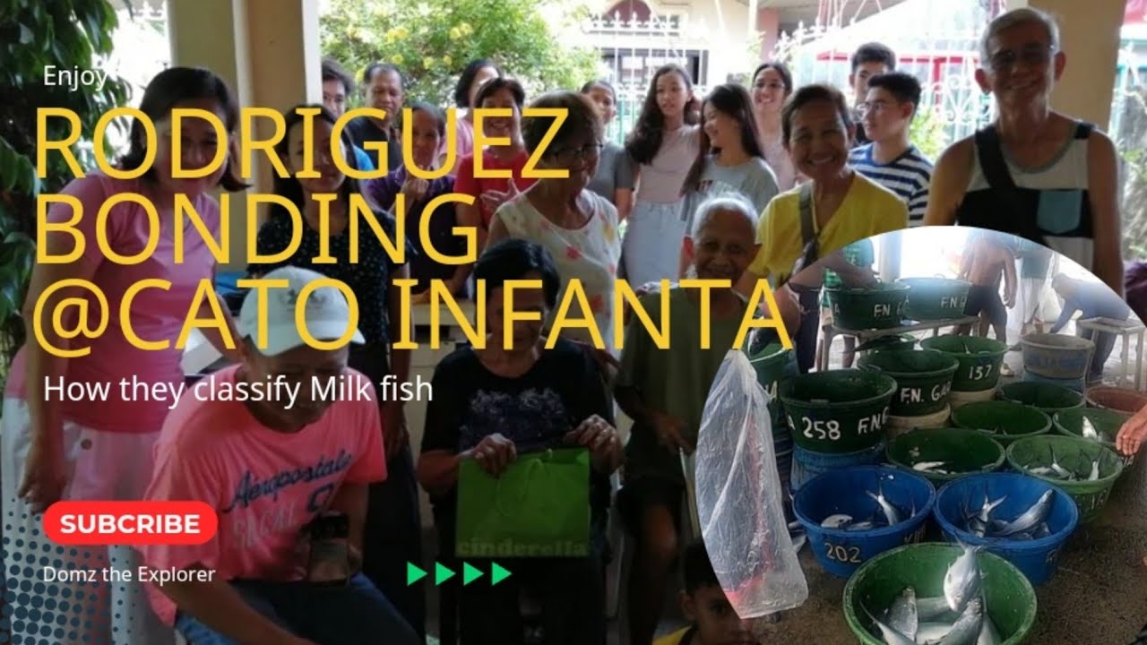 Rodriguez bonding @Cato Infanta and watch how they classify bangus ...