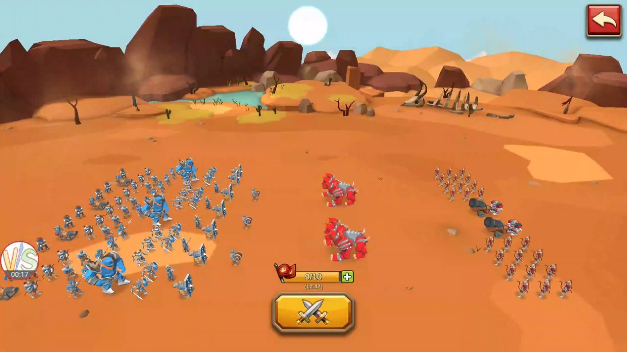 CHALLENGE 39 Level Gameplay in EMPIRE BATTLE SIMULATOR - YouTube