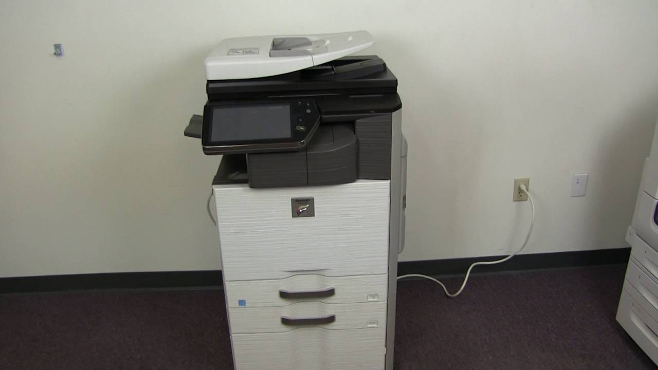 Sharp MX 3610N 58K 119K - YouTube