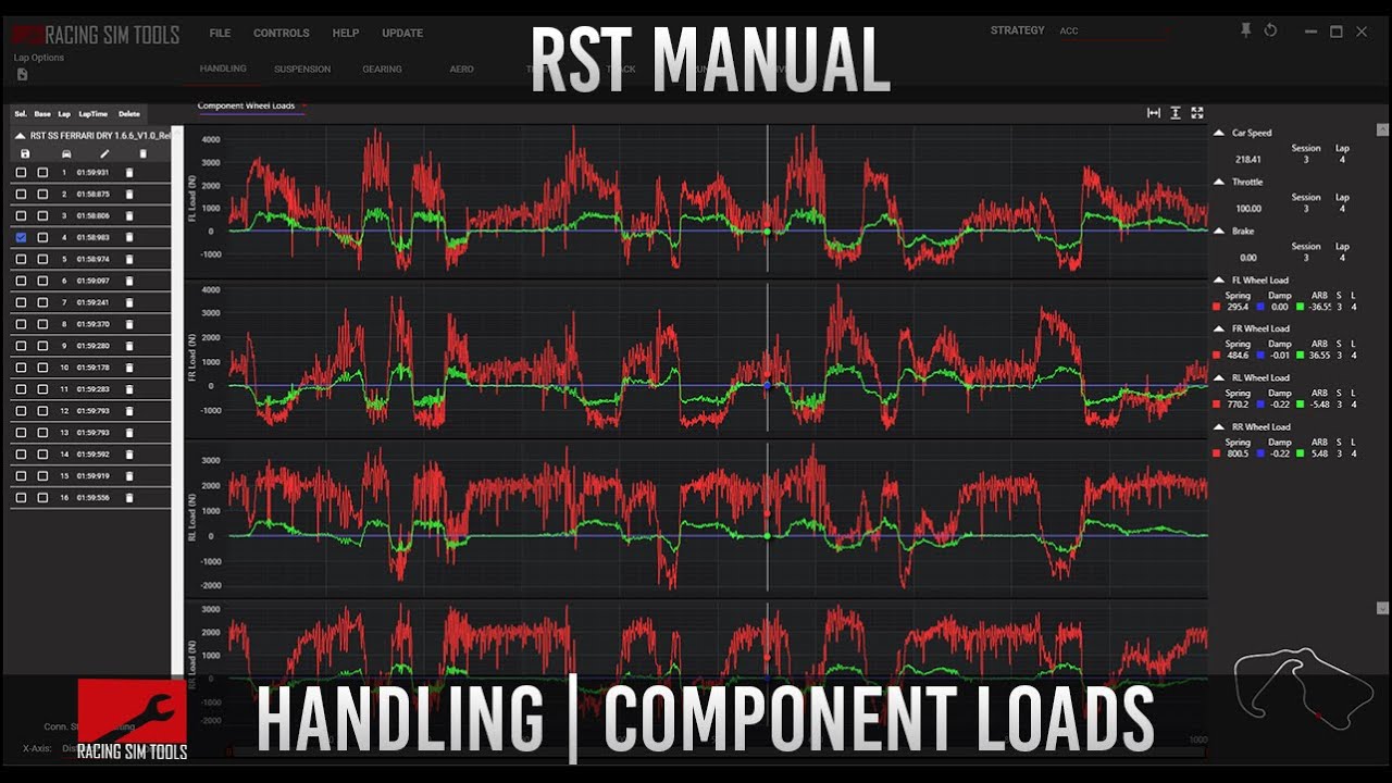 RST Manual - The Component Loads Page - YouTube