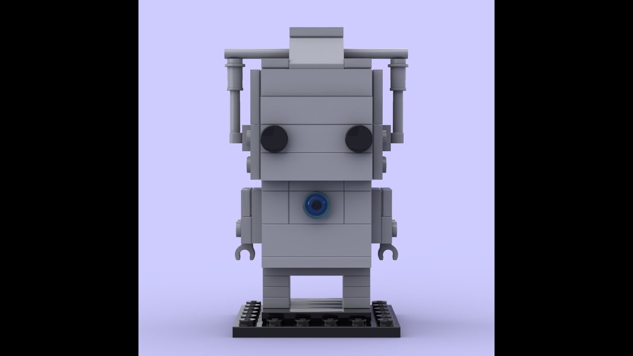 LEGO Cyberiad Cyberman Brickheadz MOC (Instruction Download In ...