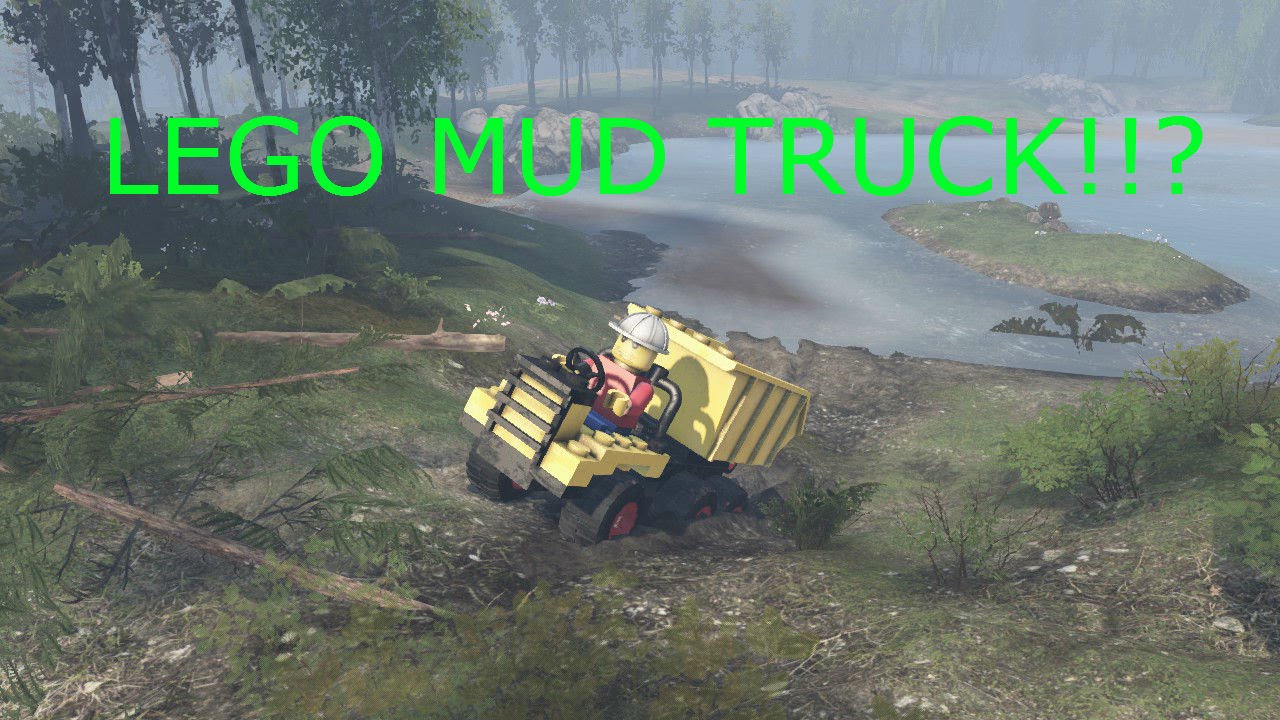 SpinTires LEGO MUD TRUCK MOD! Old Timers! - YouTube