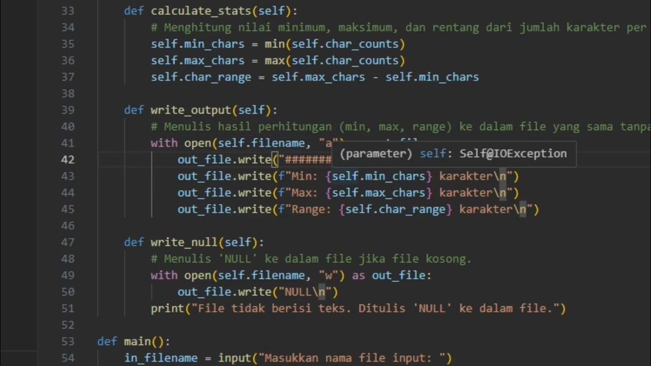 Pemrograman Berorientasi Objek "lab04.py" (Tugas 4) - YouTube