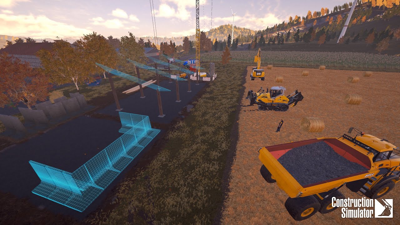 BAU SIMULATOR CONSTRUCTION SIMULATOR OPEN WAREHOUSE - YouTube