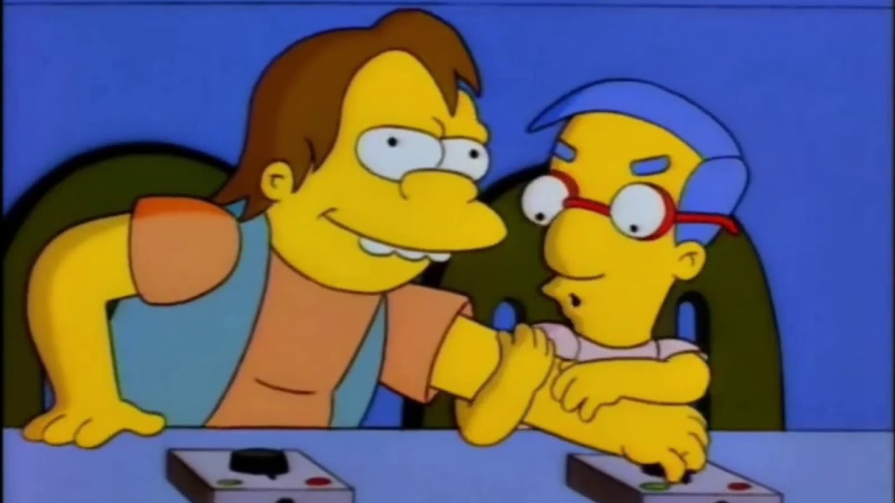 The Simpsons - Nelson's Jackpot - YouTube