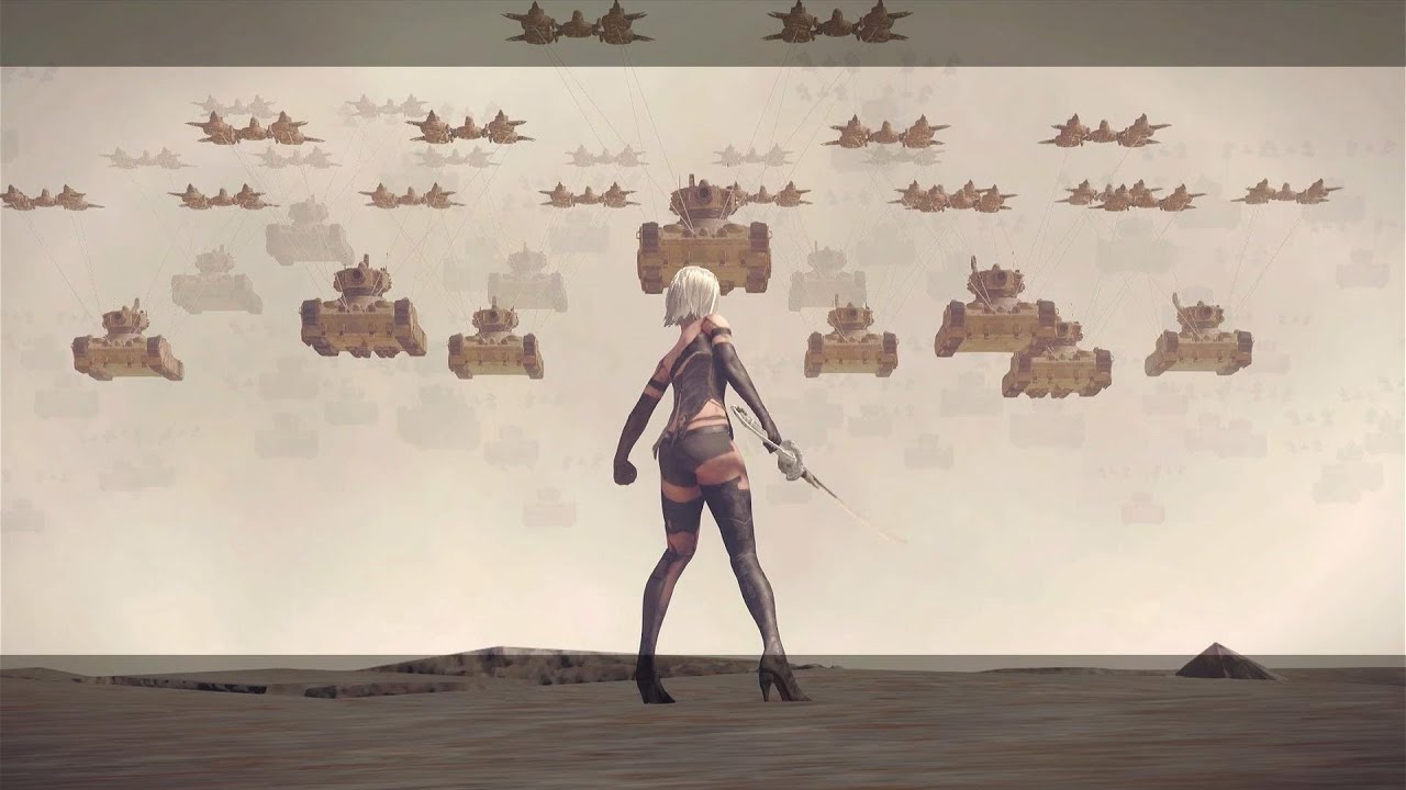 UNA BATALLA GIGANTE - NIER AUTOMATA #26 - YouTube