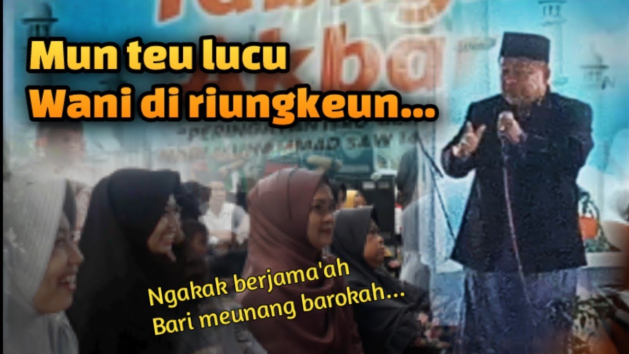 Pastina lucuuu, Kh Rukman Wiriadinata di kota Kaler Sumedang - YouTube
