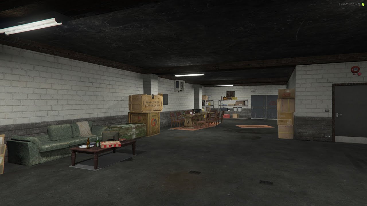 GTA V INTERIOR | gang base 04 | FIVeM MLO - YouTube