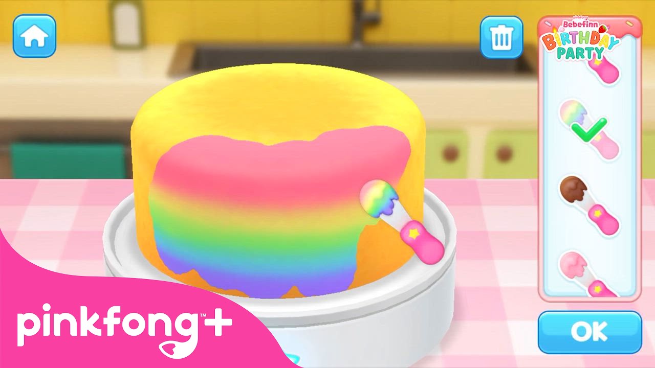 [Gameplay] Bebefinn Birthday Party - 🍰 Bake a cake, bake a cake! - YouTube