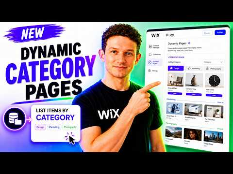 Wix Dynamic Pages Can Now List Items by Category