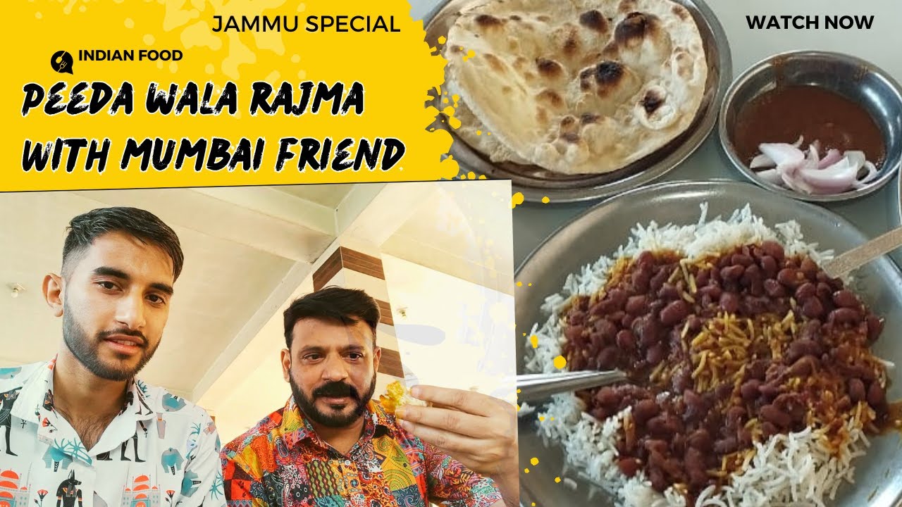 Trying peeda wale rajma for the first time with my Mumbai friend 😋🍲 # ...