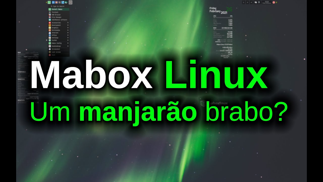 Mabox Linux - com openbox - YouTube