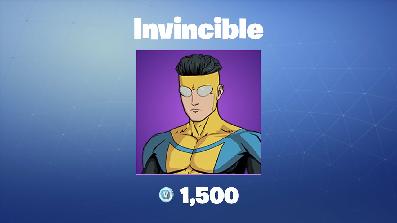 Invincible | Fortnite Outfit/Skin - YouTube