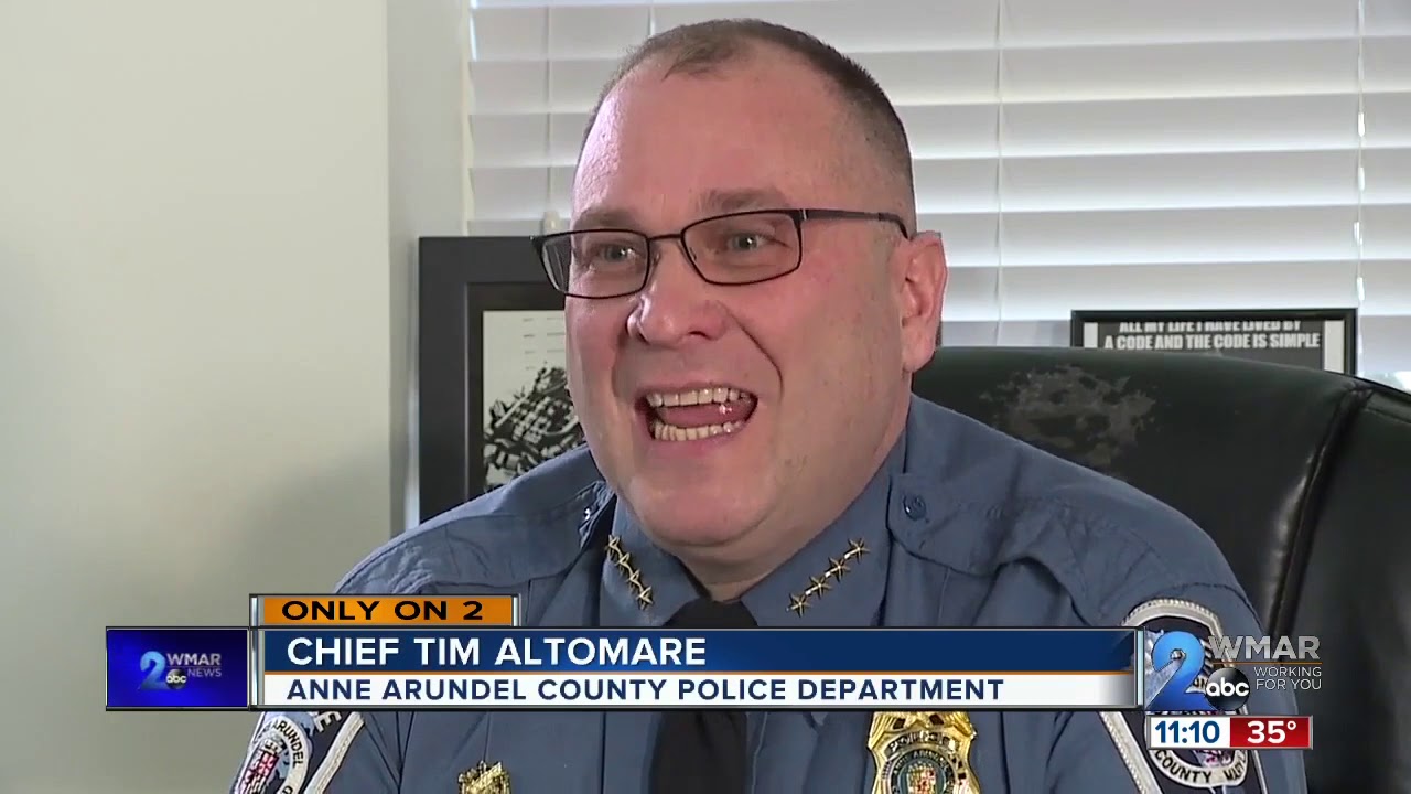 Anne Arundel County Police Chief Timothy Altomare discusses the two ...