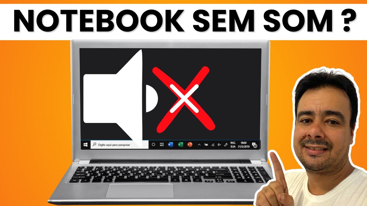 Notebook sem SOM ? icone do som com X ? veja como RESOLVER - YouTube