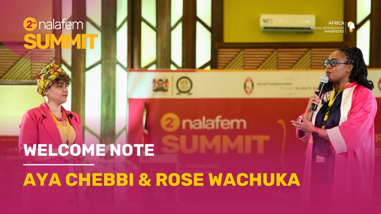 Opening & Welcome remarks by Aya Chebbi and Rose Wachuka | 2nd Nalafem ...