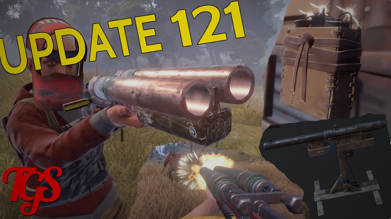 RUST UPDATE 121 - A NEW GUN, SATCHEL CHARGES AND MORE! - YouTube