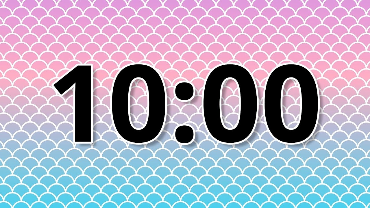 10 Minute Mermaid Scales Timer - YouTube