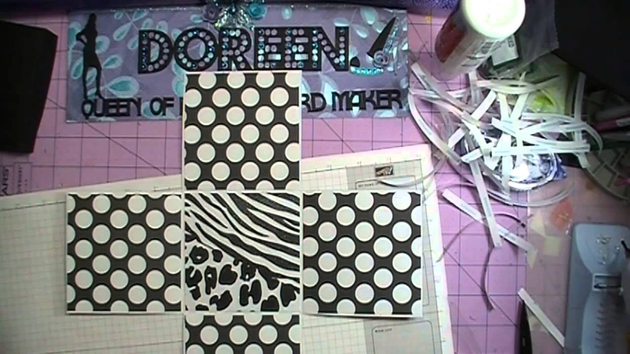 Explosion Box Tutorial (Pt 2) Layers & Embellishments - YouTube