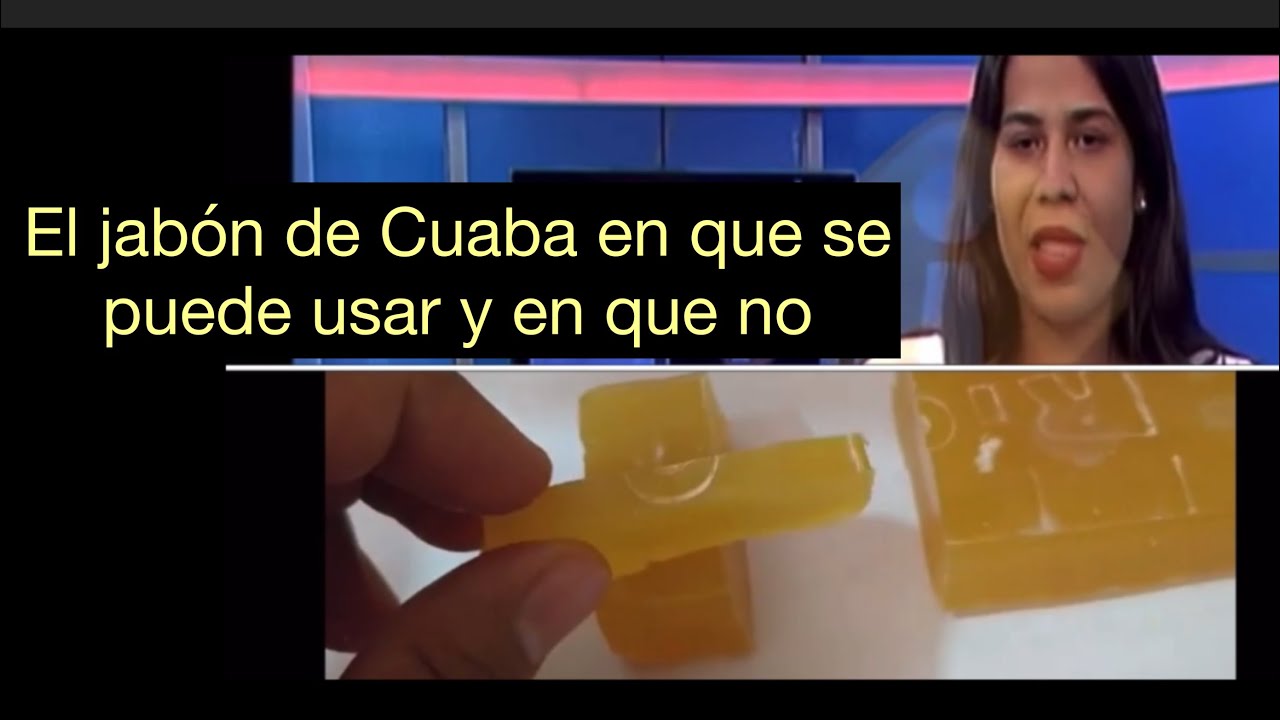 Miren lo que dice dermatóloga sobre el jabón de cuaba. - YouTube