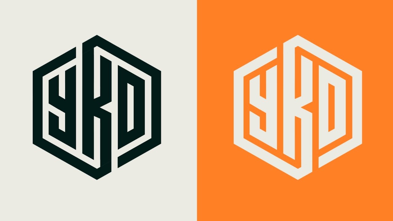 "Y K & D Professional Modern Logo Design Tutorial on Android Pixellab ...