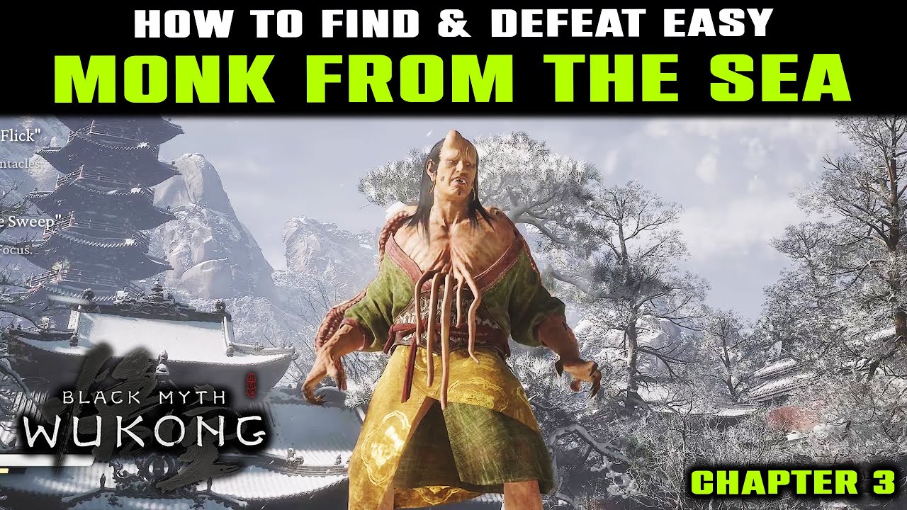 How to FIND Monk From The Sea Boss | How to BEAT Monk From The Sea ...