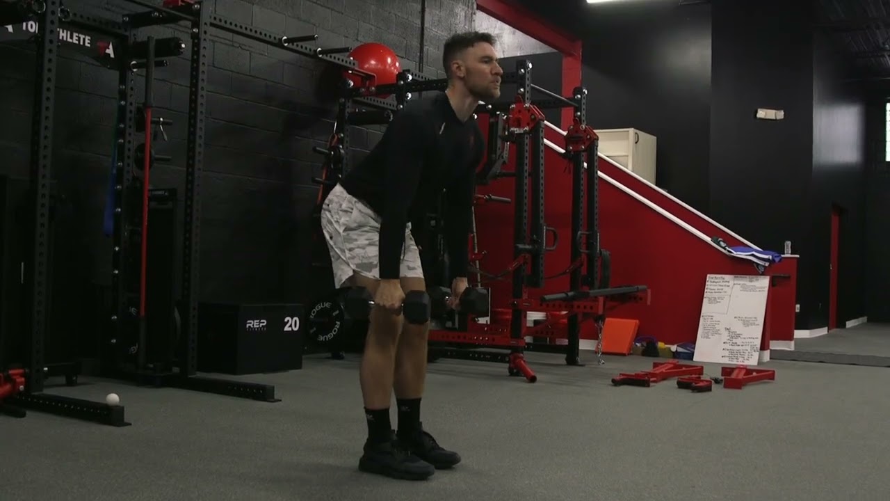 Dumbbell Romanian Deadlift - YouTube