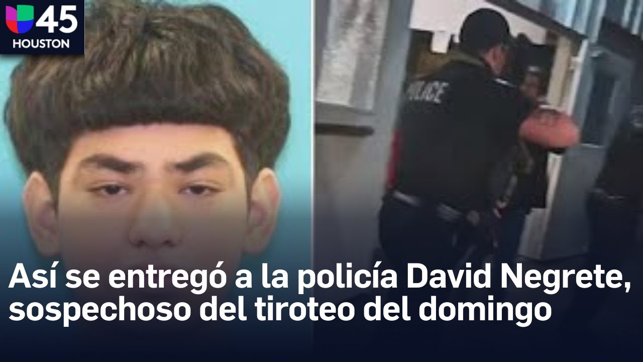 David Negrete, sospechoso del tiroteo en el mercado de pulgas, se entregó a la policía - YouTube