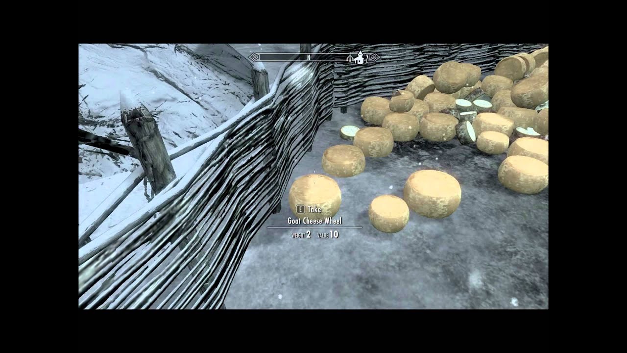 Skyrim: A tour of my cheese wheel collection - YouTube