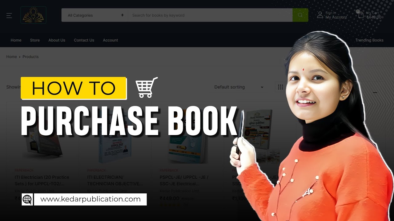 How to Purchase Book | Full Process | Kedar Publication - YouTube