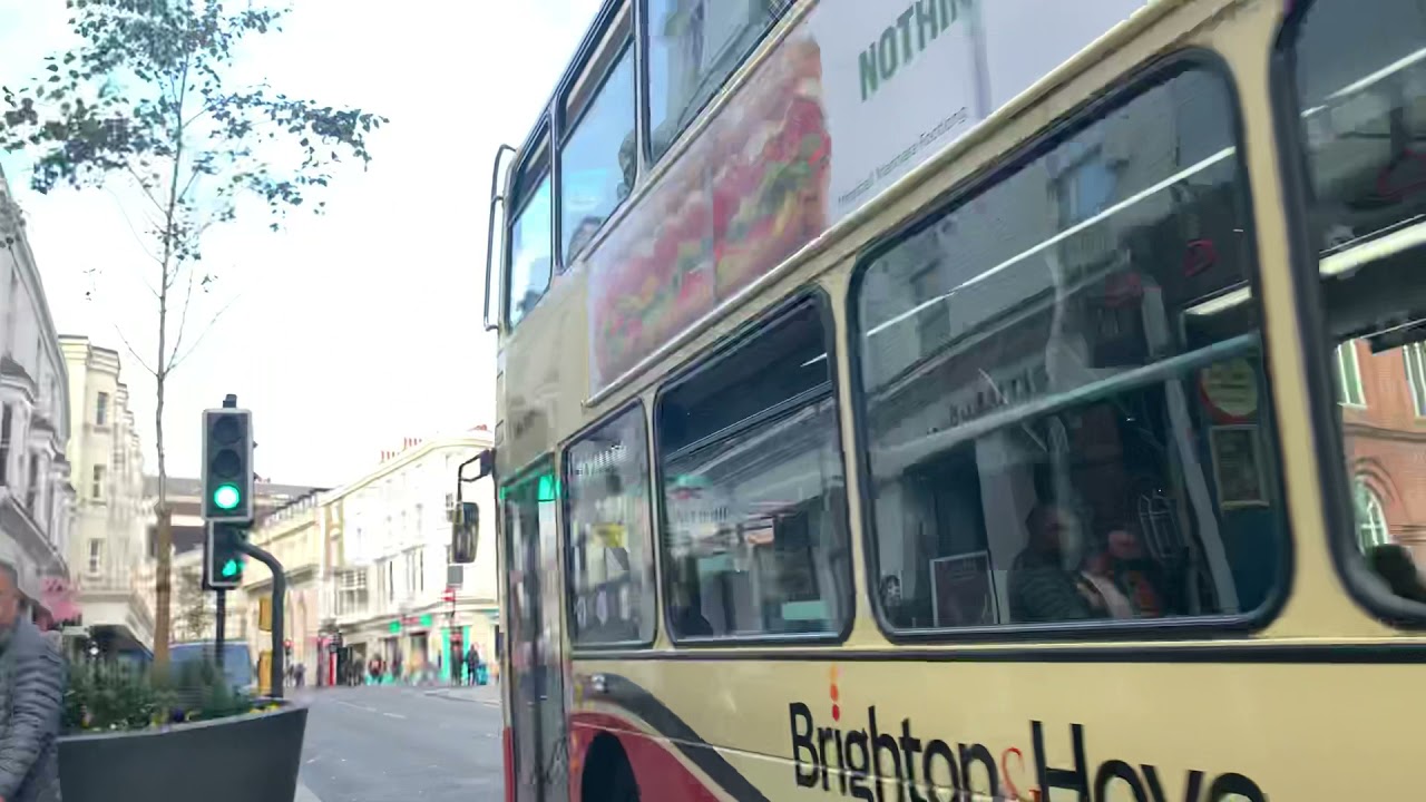 BRIGHTON & HOVE BUS ROUTE 27 PASSING THROUGH NORTH STREET BRIGHTON ...