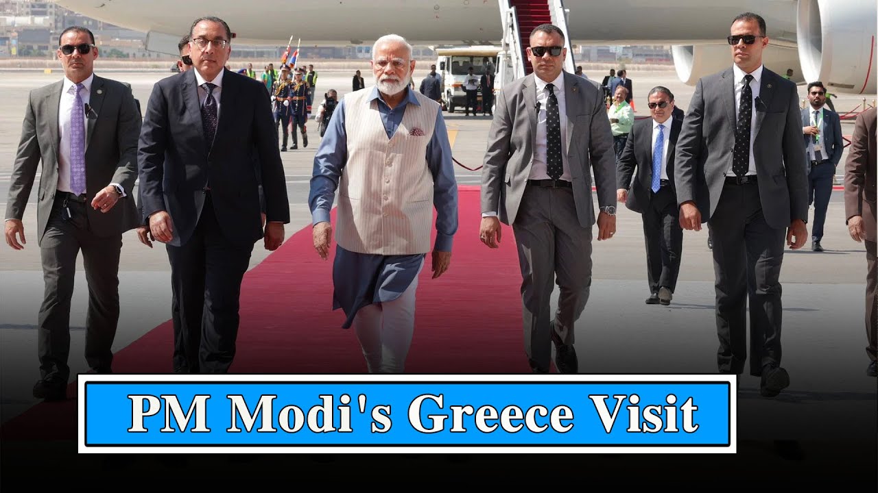Prime Minister Narendra Modi Visits Greece | First Indian PM To Visit ...