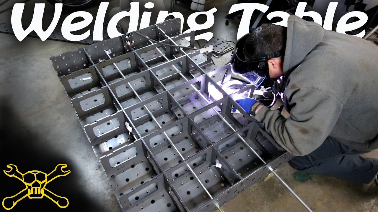How To Build The Ultimate Welding Table - YouTube