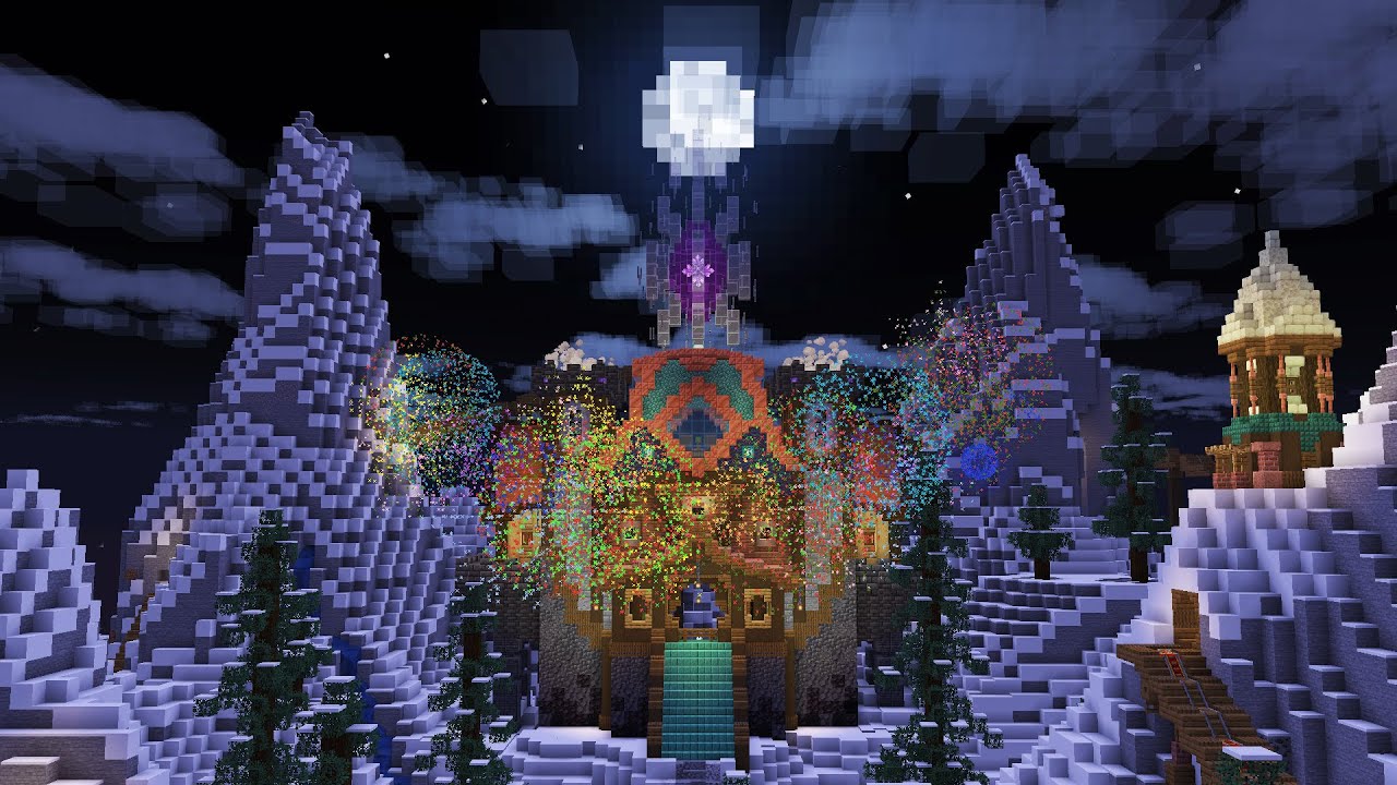I Turned My Minecraft Base Into a Firework Show! - YouTube