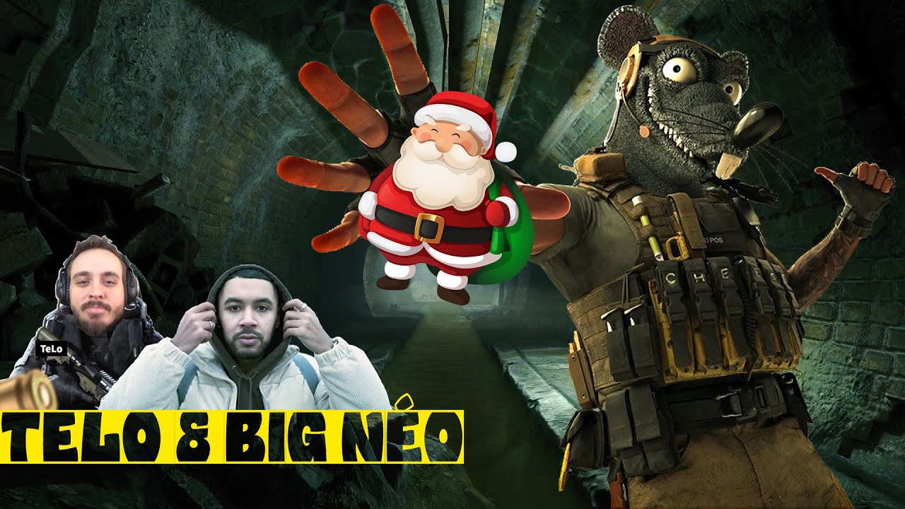 Le père Noël 🎅 rend visite à Big Néo Rida & Telo - YouTube